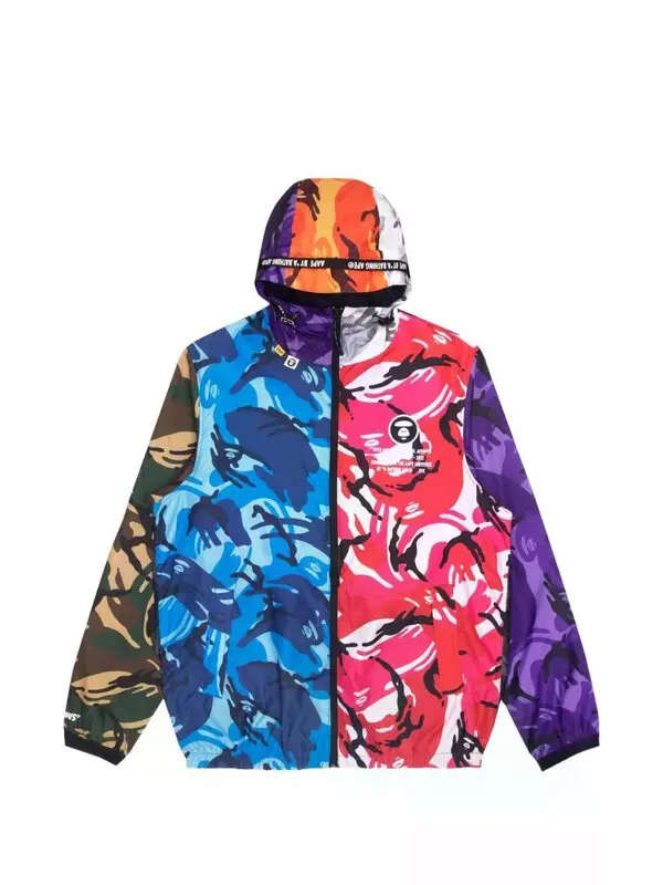 AAPE BY *A BATHING APE Moonface Camo-print Jacket