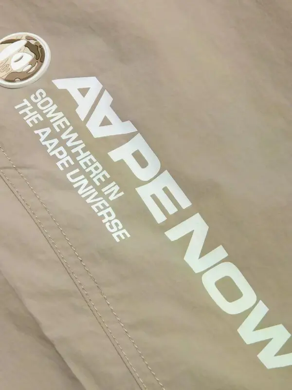 AAPE BY *A BATHING APE Moonface Logo-print Shorts