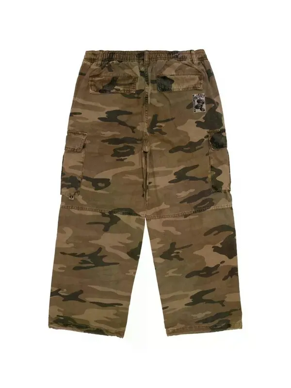 AAPE BY *A BATHING APE Moonface Camo-pattern Cargo Pants