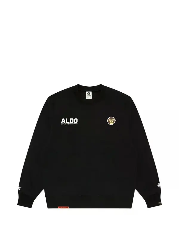 AAPE BY *A BATHING APE Moonface Logo-patch Sweatshirt