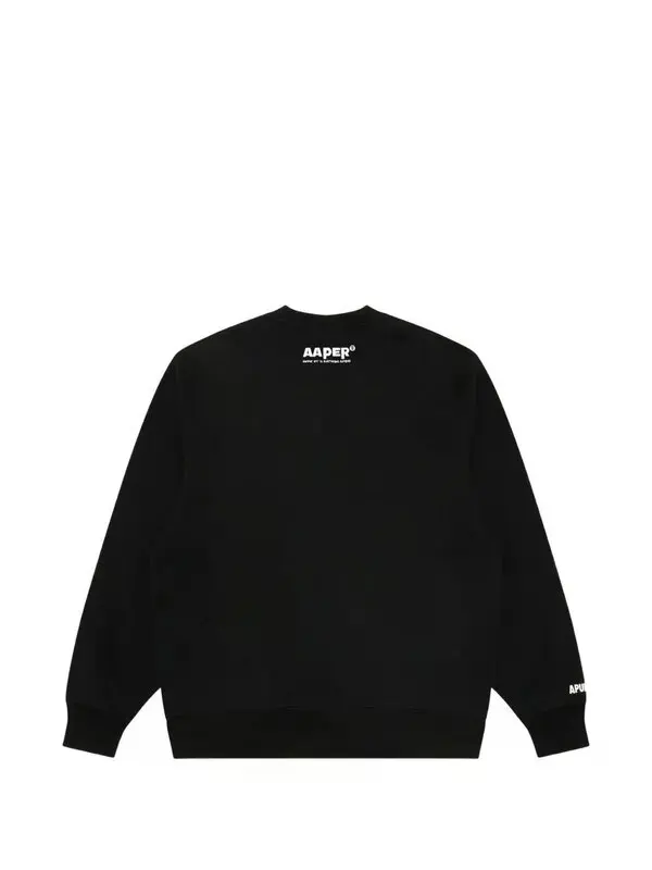 AAPE BY *A BATHING APE Moonface Logo-patch Sweatshirt