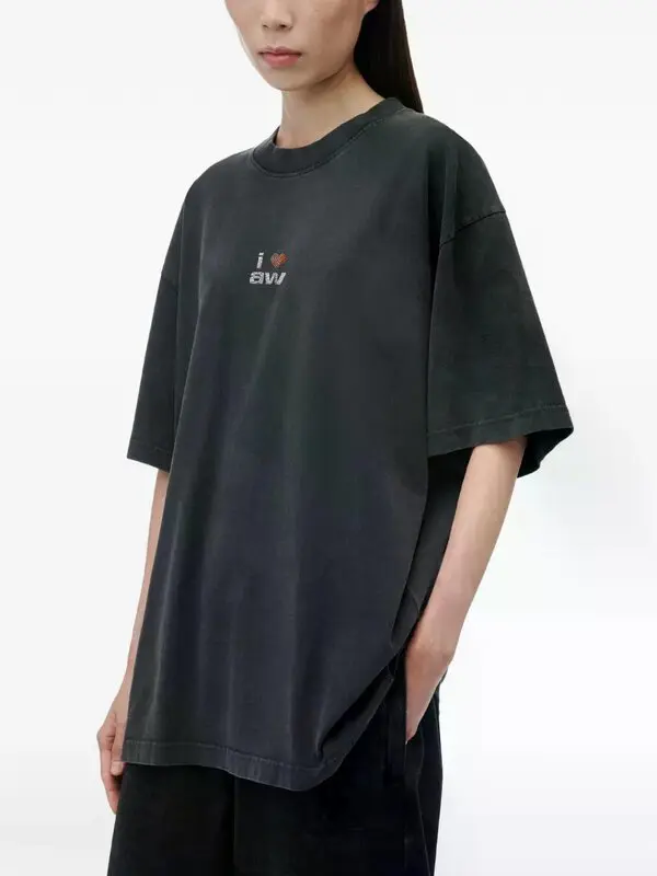 Alexander Wang Graphic-print Short-sleeve T-shirt
