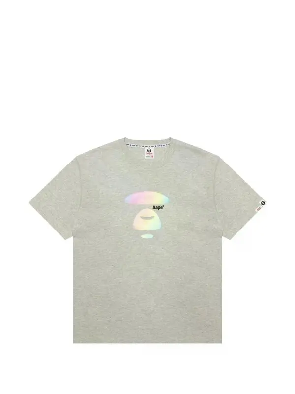 AAPE BY *A BATHING APE Moonface-print Relaxed-fit T-shirt