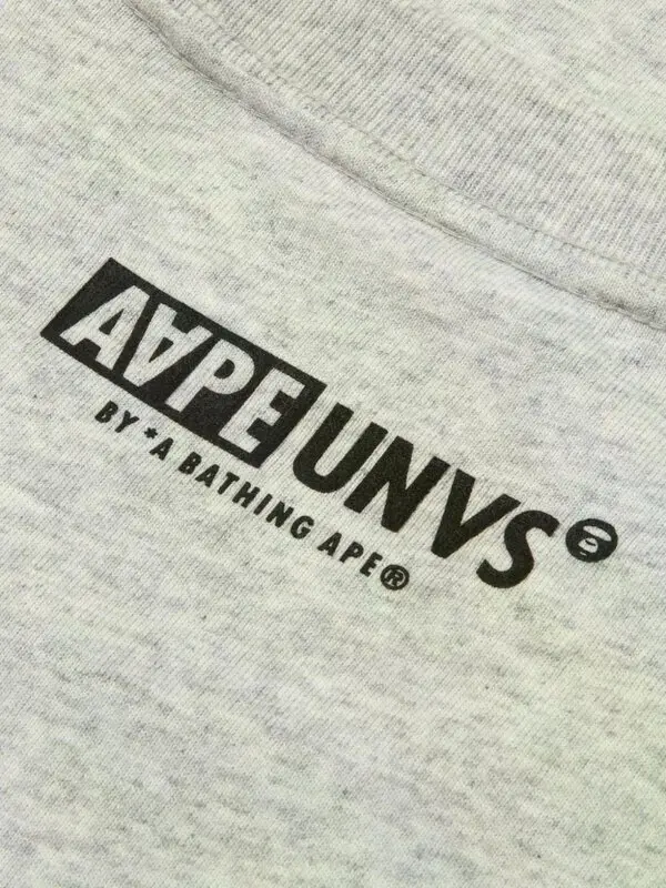 AAPE BY *A BATHING APE Moonface-print Relaxed-fit T-shirt