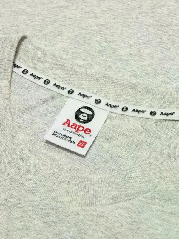 AAPE BY *A BATHING APE Moonface-print Relaxed-fit T-shirt