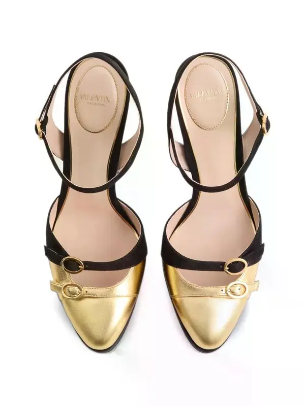 Valentino Garavani Crasher Platform Pumps In Suede - Black