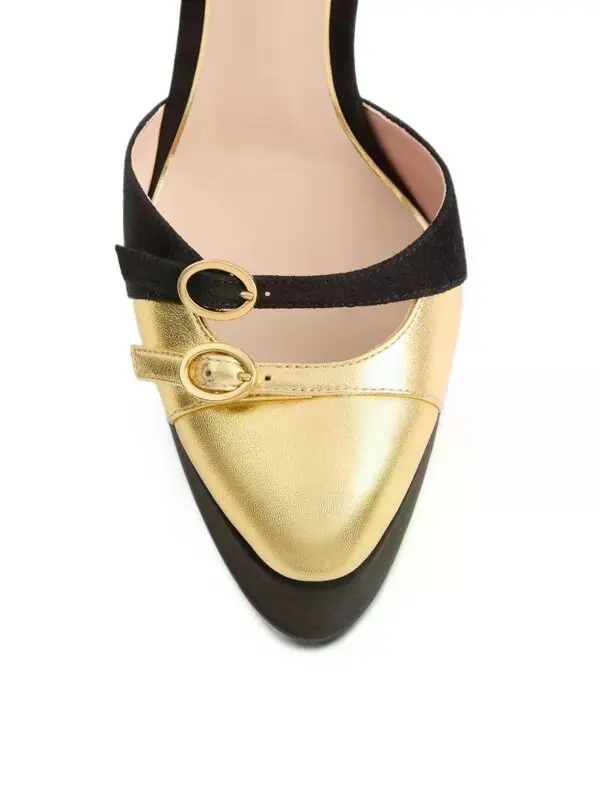 Valentino Garavani Crasher Platform Pumps In Suede - Black