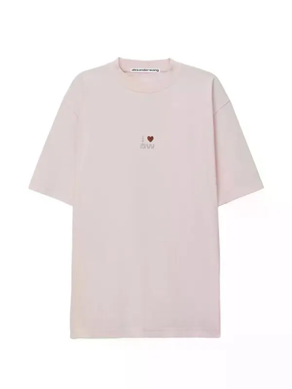 Alexander Wang Short Sleeve T-shirt W/ Valentines Graphic