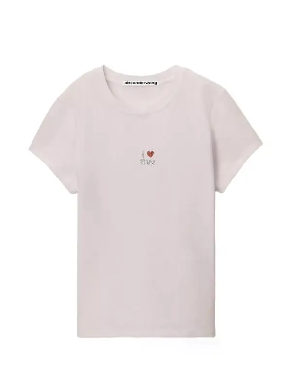 Alexander Wang Fitted Graphic Print T-shirt