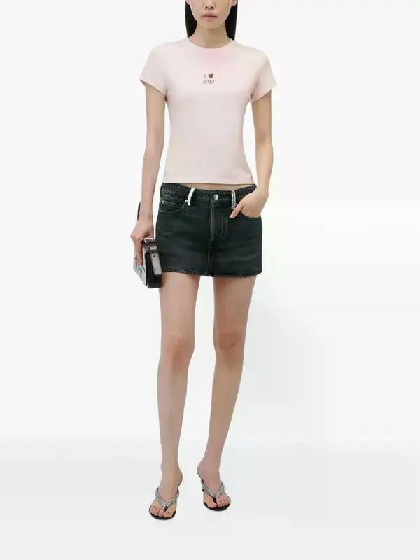 Alexander Wang Fitted Graphic Print T-shirt