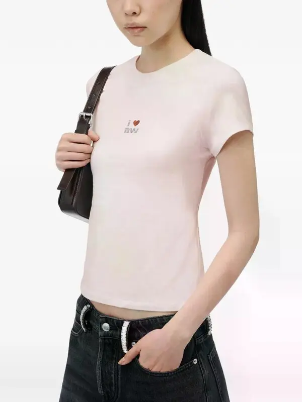 Alexander Wang Fitted Graphic Print T-shirt