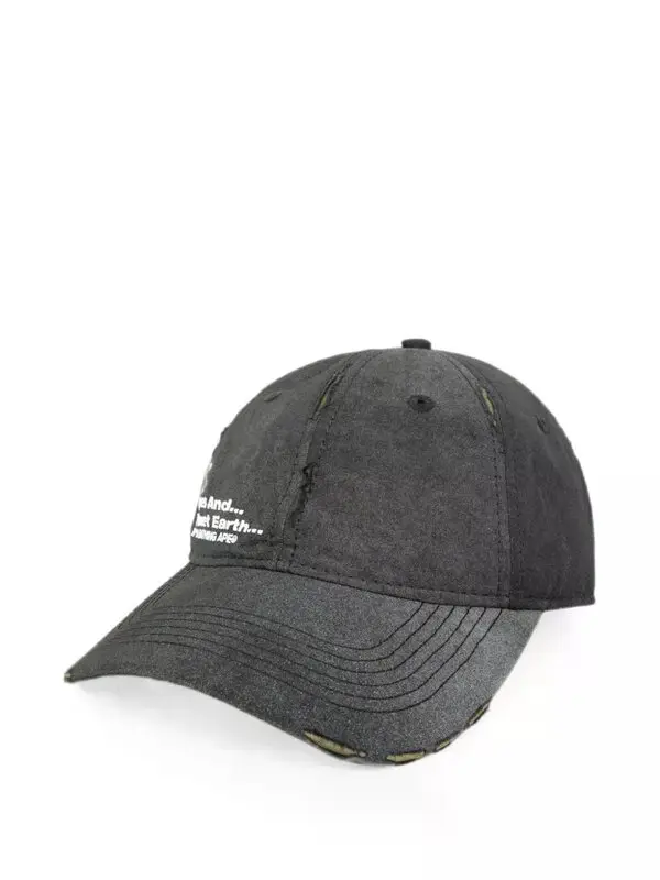 AAPE BY *A BATHING APE Distressed Logo Cap