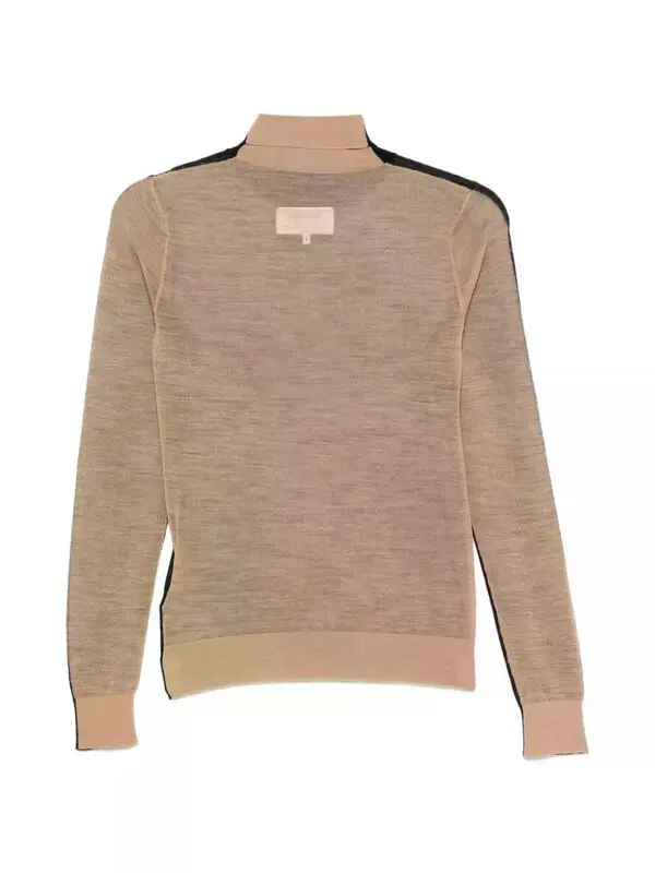 MAISON MARGIELA Sheer-knit High-neck Sweater
