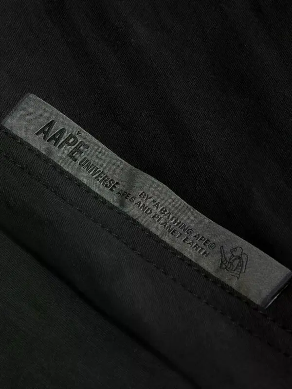 AAPE BY *A BATHING APE Moonface-patch Drawstring Trousers