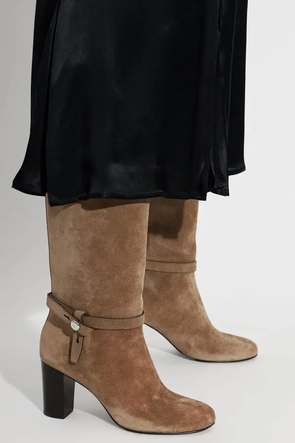 Tory Burch Romy' Suede Block Heel Boots