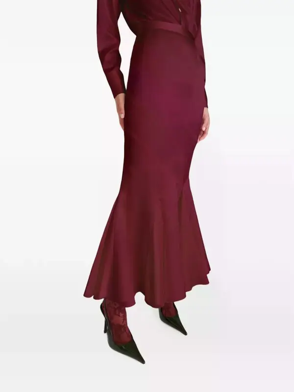 VIOLANTE NESSI Maxi Skirt - Red