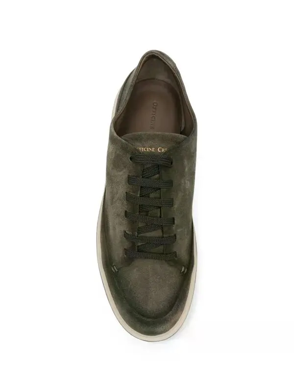 Officine Creative Suede Lace-up Sneakers