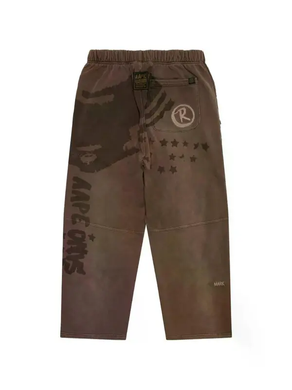 AAPE BY *A BATHING APE Graphic-print Track Pants