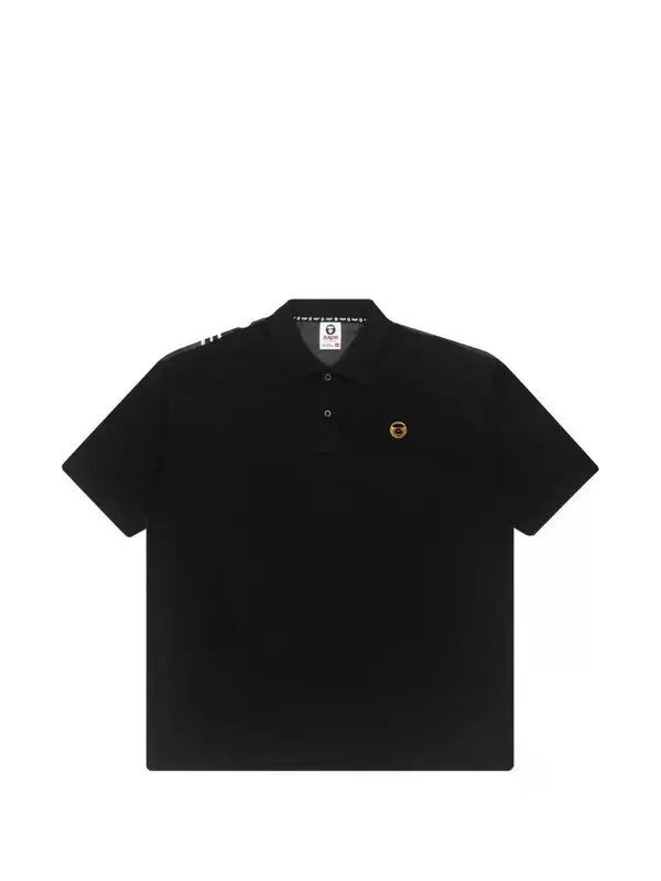 AAPE BY *A BATHING APE Moonface Logo-patch Polo Shirt