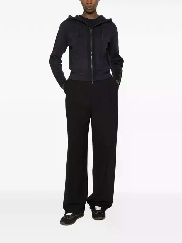 Elisabetta Franchi Zip-up Drawstring Hoodie
