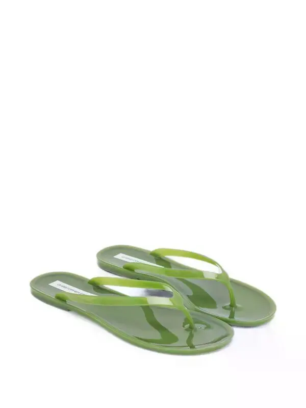 Christopher Esber Jelly Flip Flops - Green
