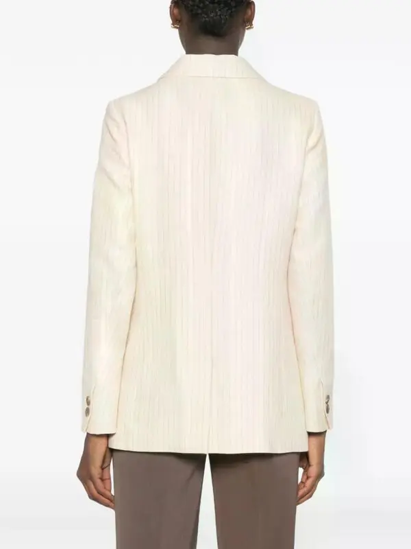MAISON123 Florine Pinstripe Double-breasted Blazer