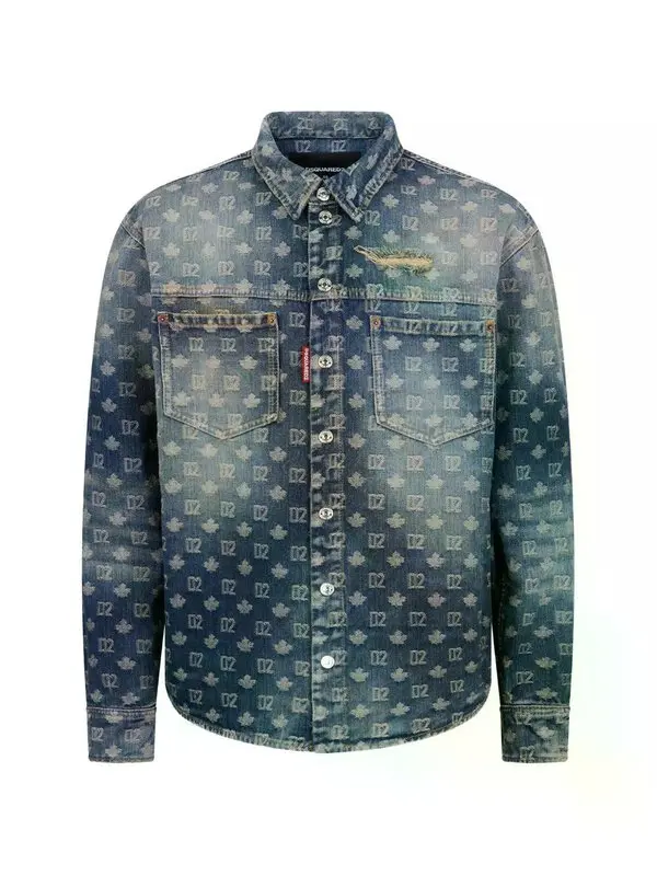 Dsquared2 Monogram Denim Carpenter Shirt