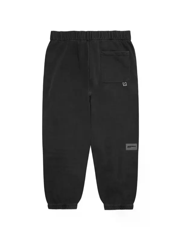 AAPE BY *A BATHING APE Now Moonface Logo-patch Track Pants - Grey