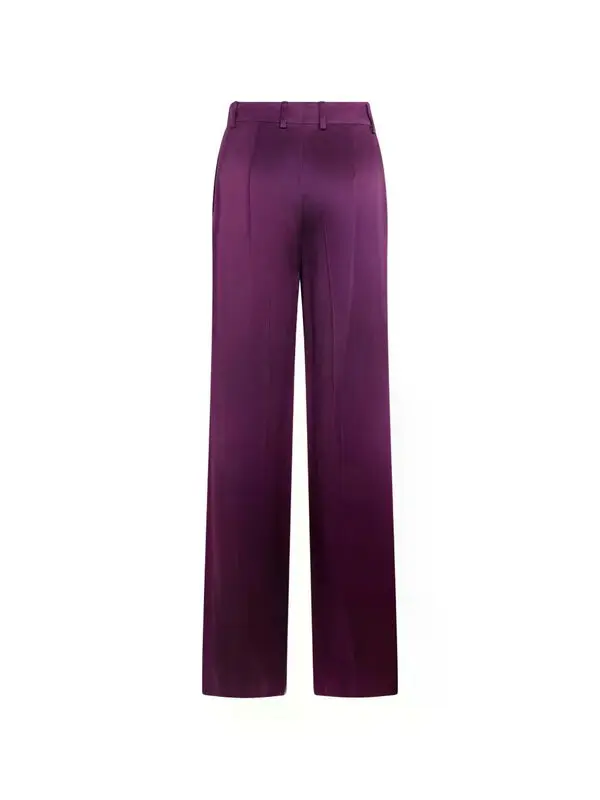 Alberta Ferretti High-waisted Tailored Trousers