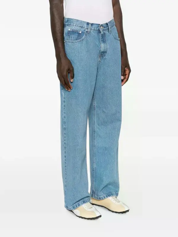 ARTE ANTWERP Logo-print Straight-leg Jeans