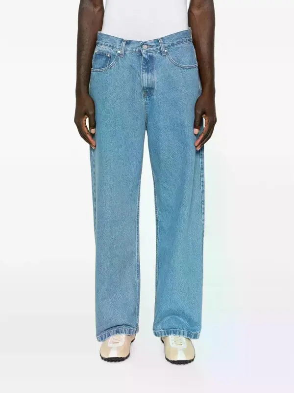 ARTE ANTWERP Logo-print Straight-leg Jeans