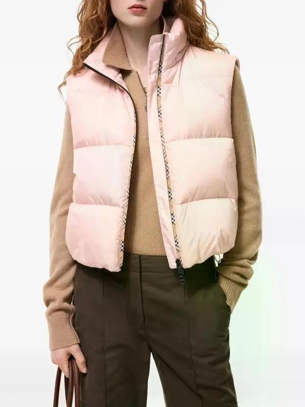 Burberry Check Trim Ambleside Puffer Jacket