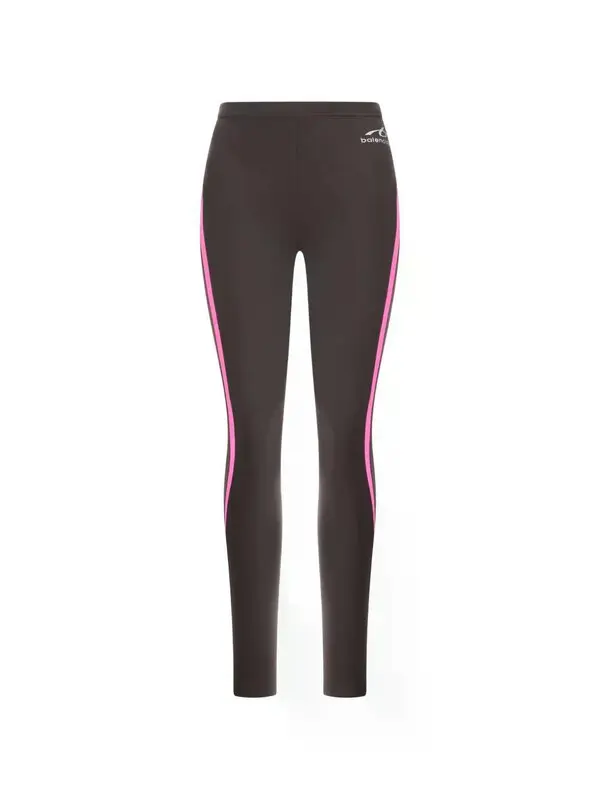 Balenciaga Logo-print Panelled Leggings