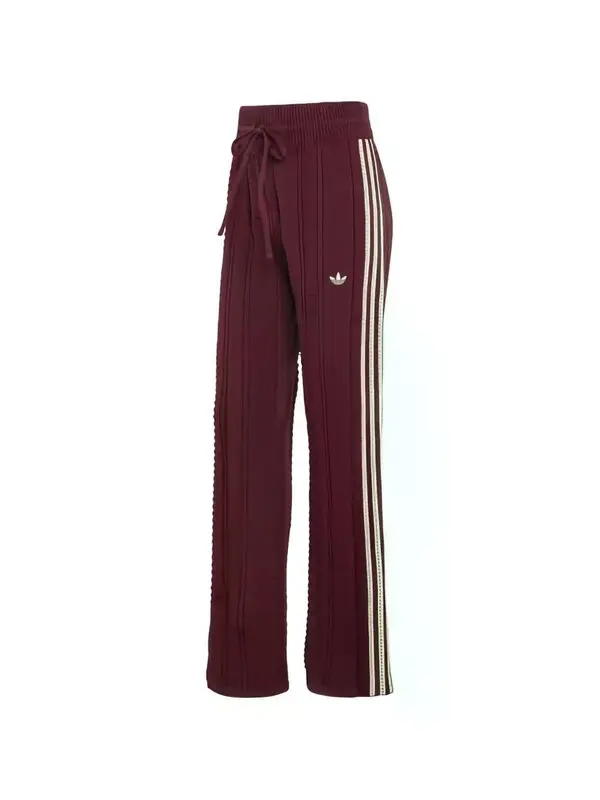 Adidas Chevron Knit Track Pants - Red