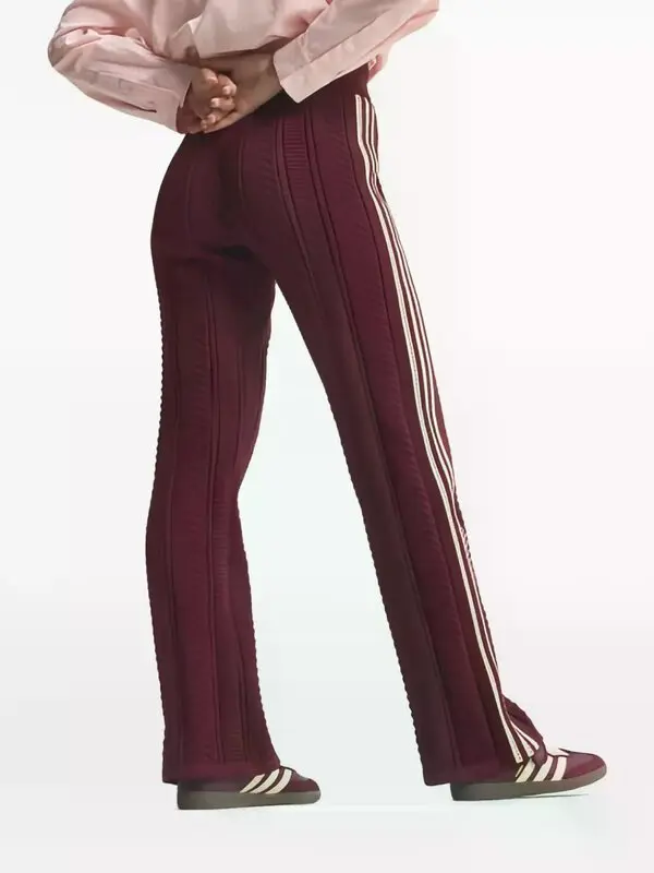 Adidas Chevron Knit Track Pants - Red