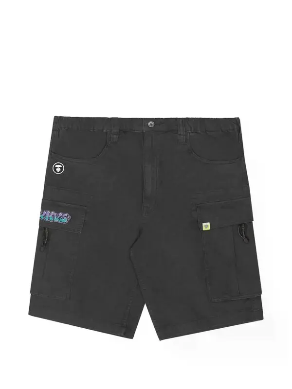 AAPE BY *A BATHING APE Moonface Woven Cargo Shorts