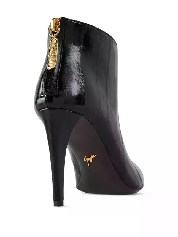 GIUSEPPE ZANOTTI Eel Skin Ankle Boots