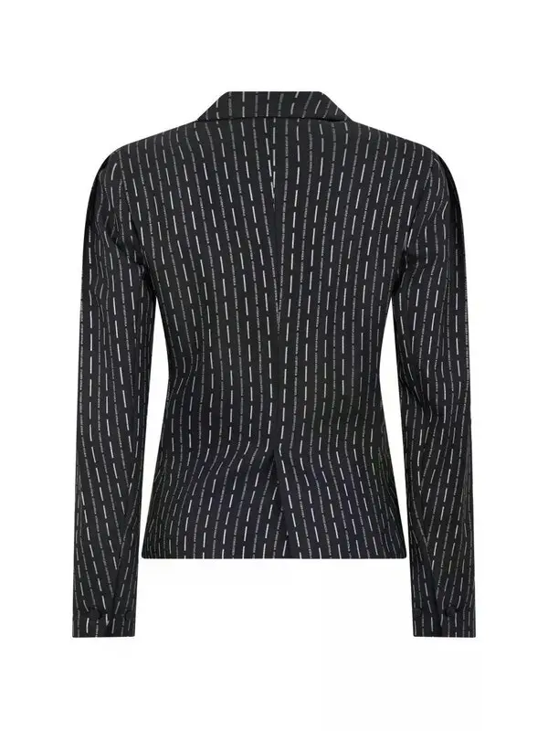 Alberta Ferretti Pinstripe Pattern Blazer