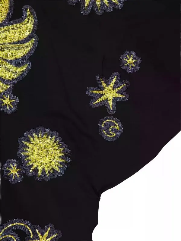 PAULA Areta Sequin Embroidered Dress - Black