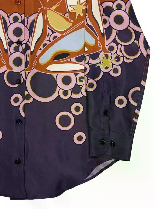PAULA Printed Silk Shirt