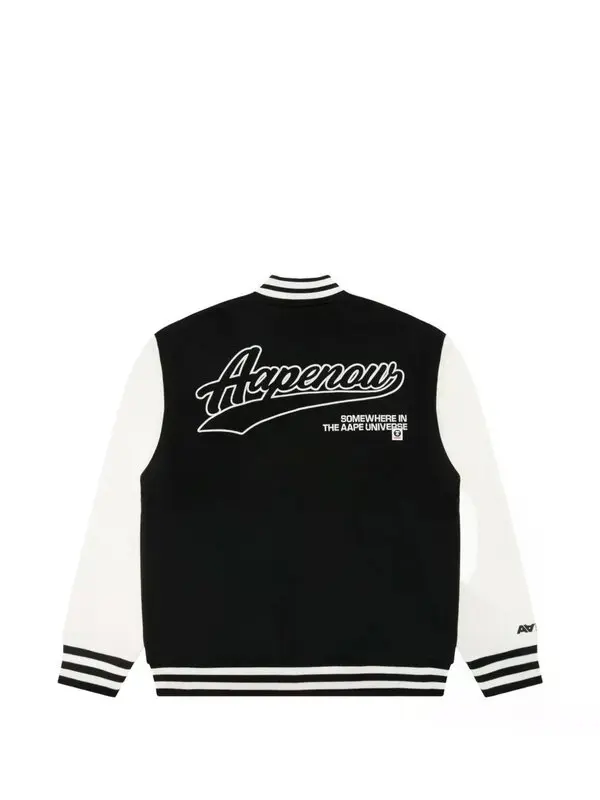 AAPE BY *A BATHING APE Moonface Patch Bomber Jacket