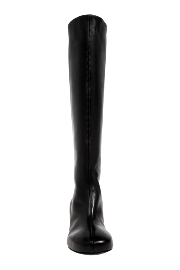 Agl Leather Wedge Knee-high Boots