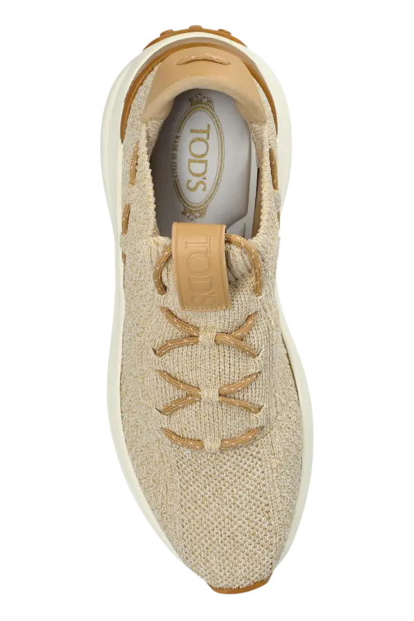 TOD'S Logo Knit Sneakers