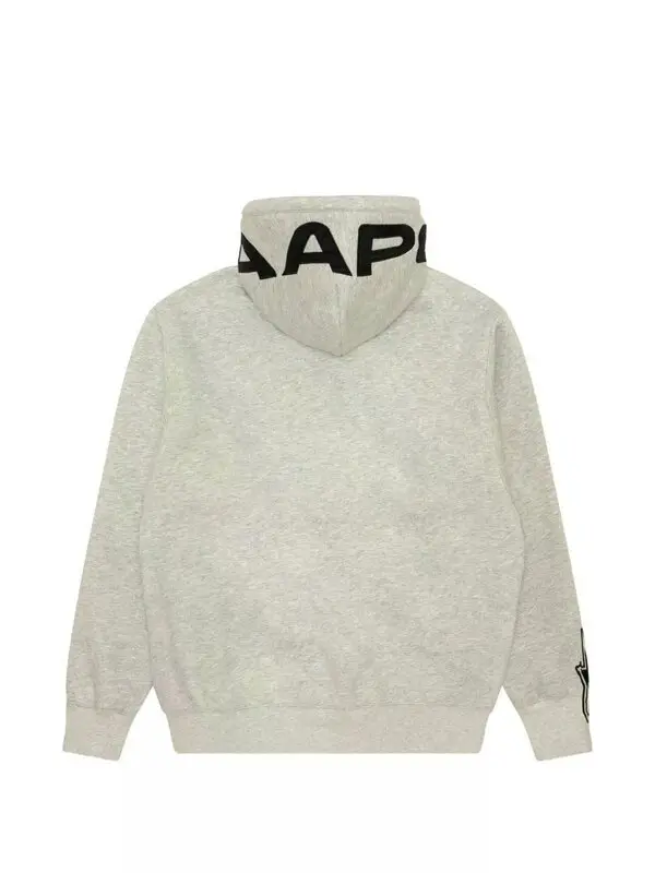 AAPE BY *A BATHING APE Moonface Logo-patch Hoodie