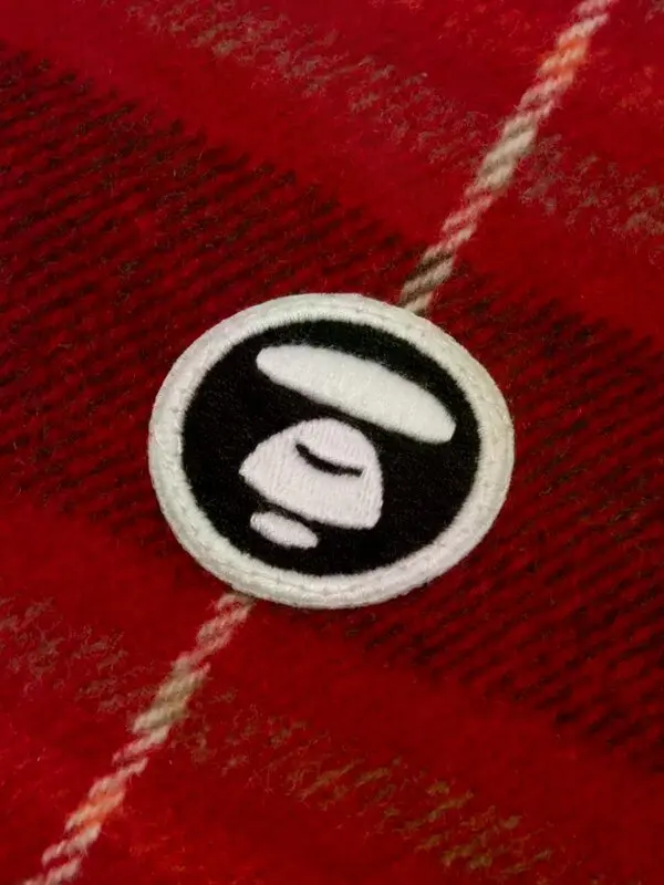 AAPE BY *A BATHING APE Check-pattern Overshirt