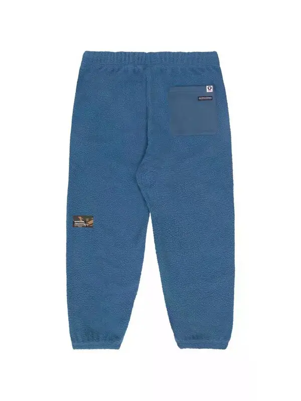 AAPE BY *A BATHING APE Moonface Patch Fleece Track Pants
