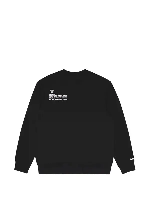 AAPE BY *A BATHING APE Moonface-embossed Sweatshirt