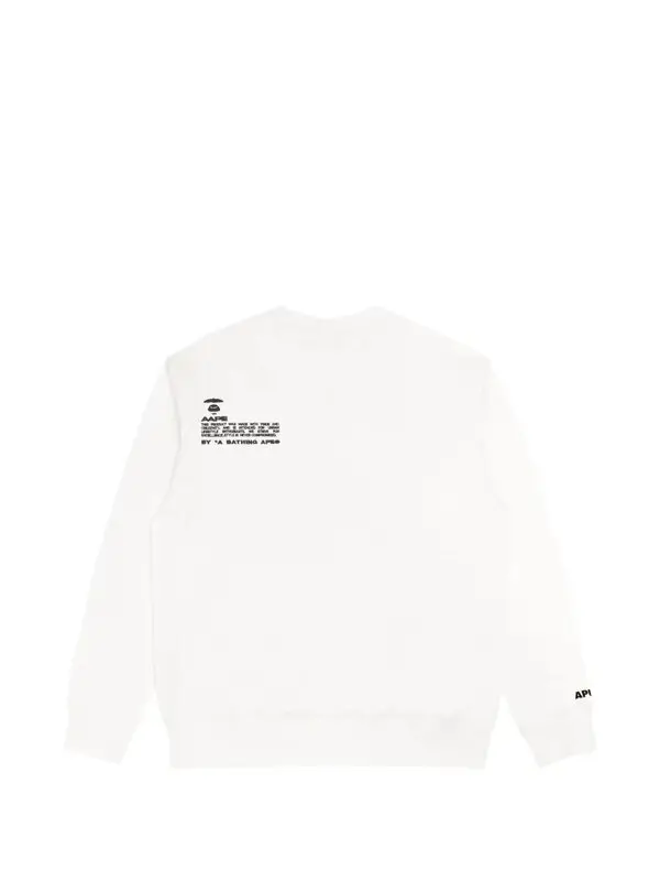 AAPE BY *A BATHING APE Moonface-embossed Sweatshirt