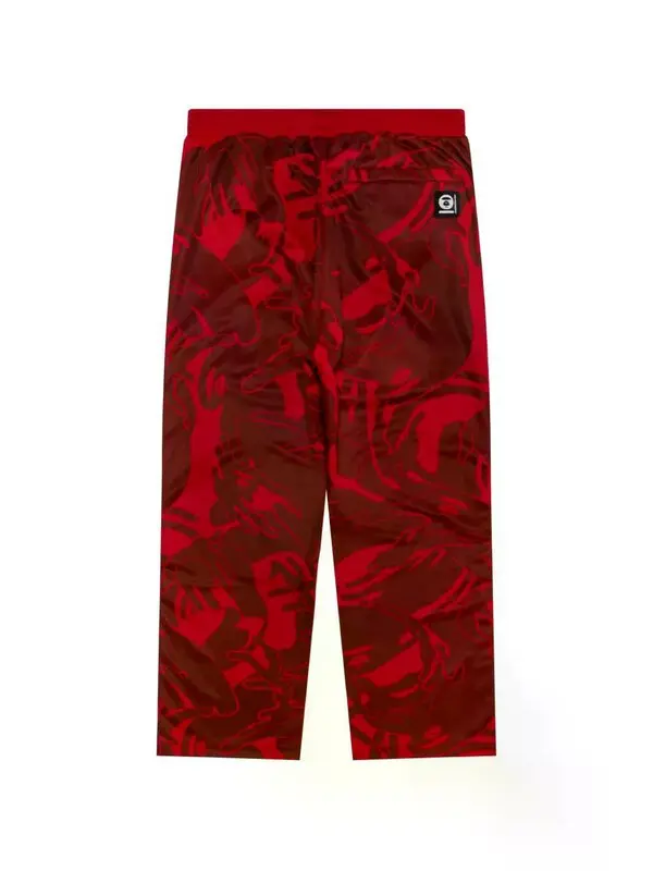 AAPE BY *A BATHING APE Moonface-patch Track Pants