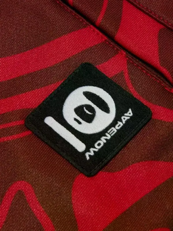 AAPE BY *A BATHING APE Moonface-patch Track Pants